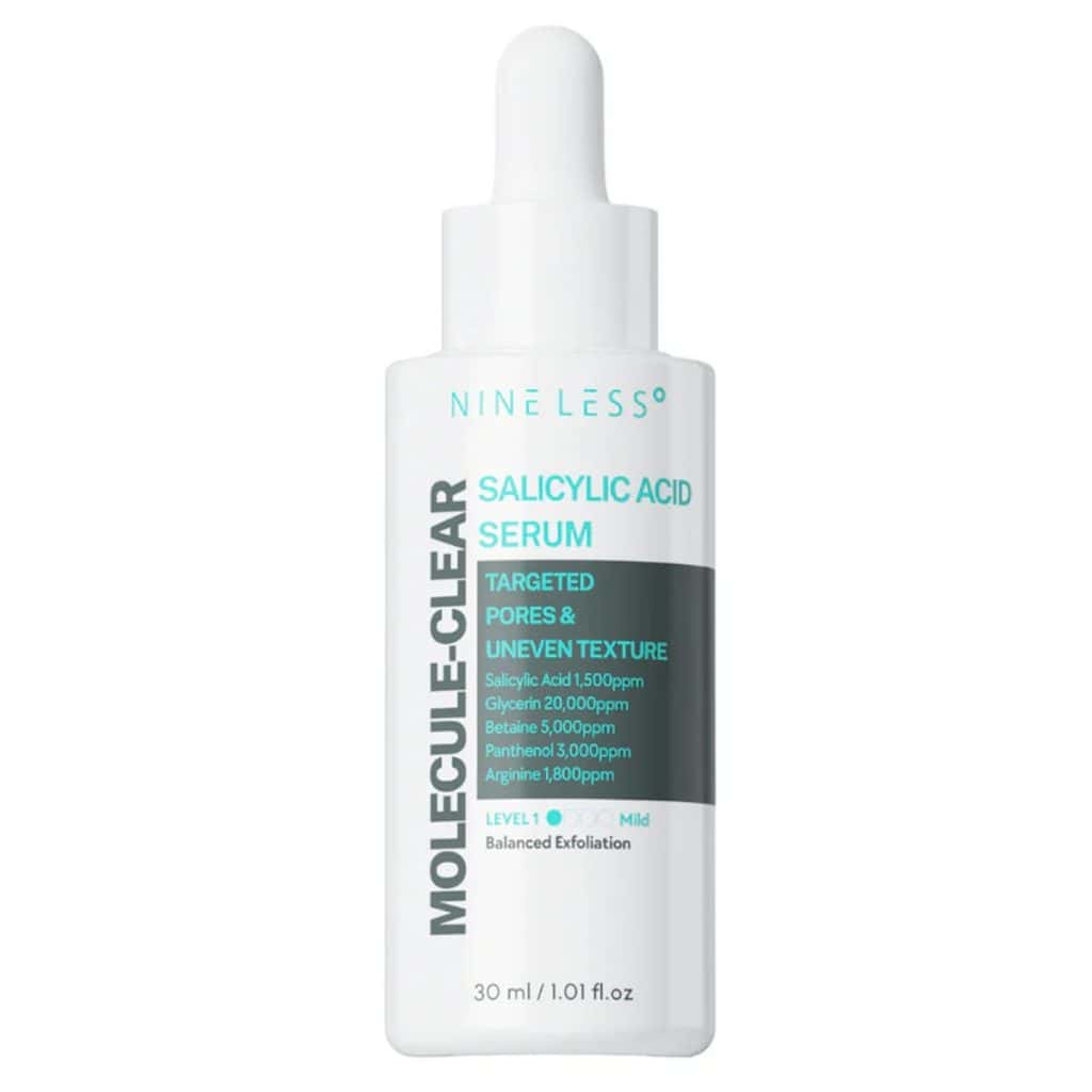 NINE LESS Molecule-Clear Salicylic Acid Serum 30ml | Unblemish UK