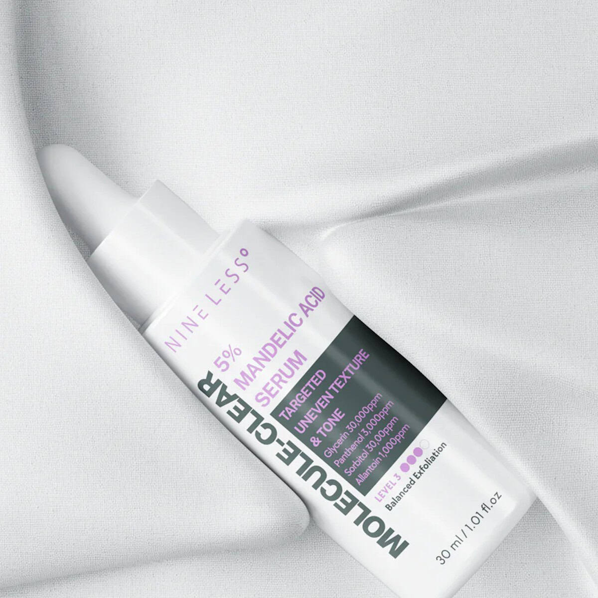 NINE LESS Molecule-Clear 5% Mandelic Acid Serum 30ml | Unblemish UK